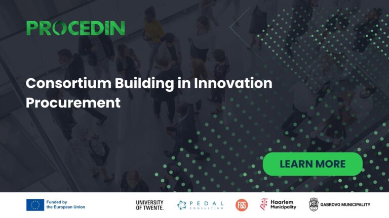 Consortium Building in Innovation Procurement – PROCEDIN